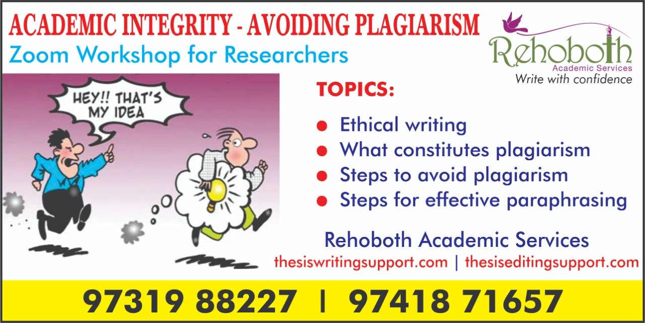 Academic Integrity Workshop - PhD Thesis Writing Support | Bangalore
